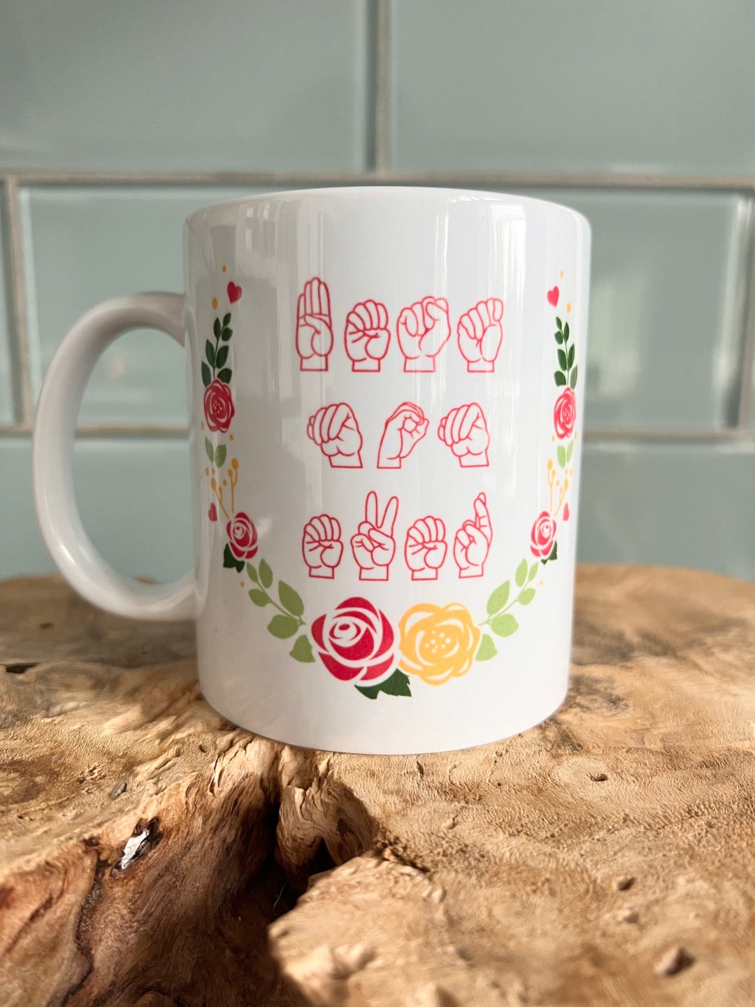 Sign Language Mug / ASL Mug / Sign Language Gift for Mom / ASL - Etsy