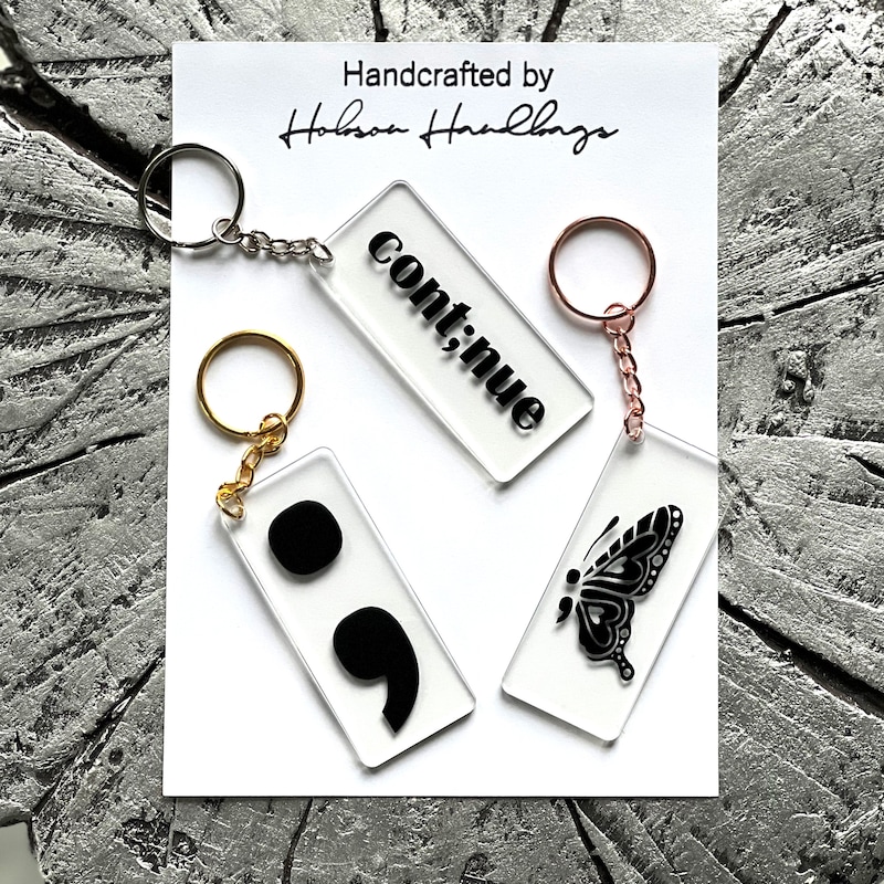 Semicolon Project - Etsy