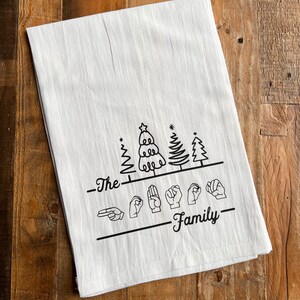 Personalized Sign Language Gift / Sign Language Christmas Gift / Sign ...