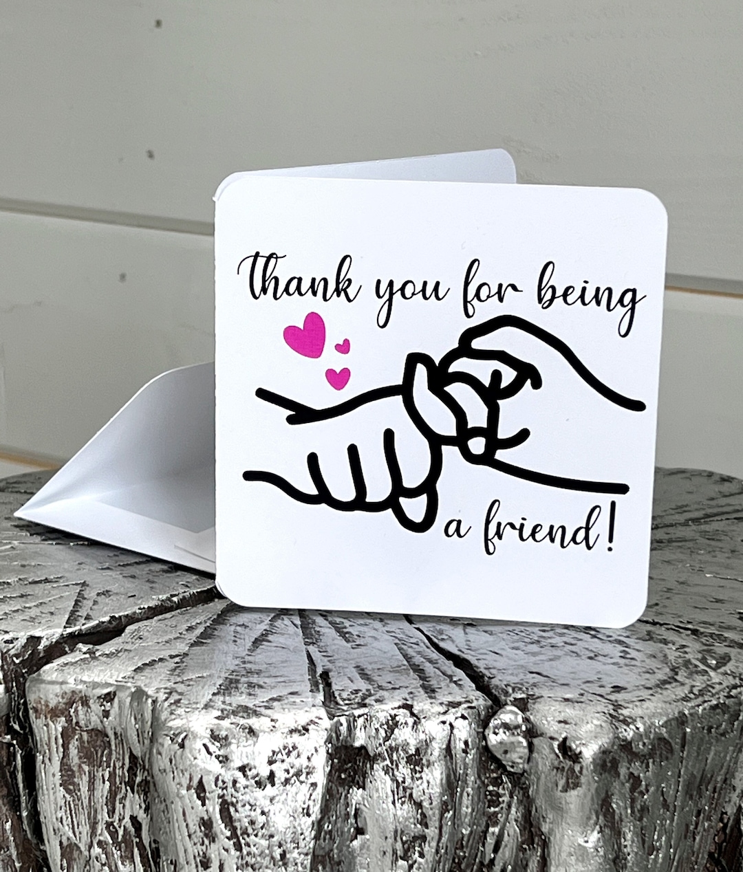 Sign Language Card for Friend / ASL Thank You for Being a Friend Card ...