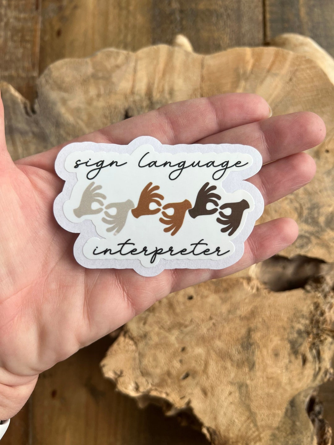 Sign Language Interpreter Sticker / ASL Decal for Interpreter / ASL ...