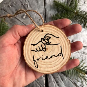 ASL Friend Ornament / American Sign Language Friend Christmas Ornament ...