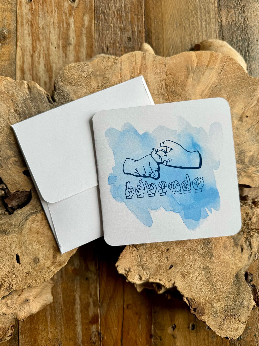 Sign Language Card for Friend / ASL Friend Sign / ASL Greeting Card ...