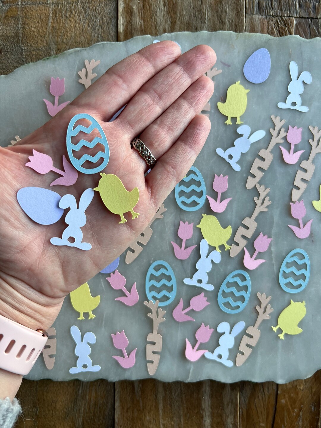 Easter Confetti / Easter Basket Filler / Spring Table Scatter / Card ...