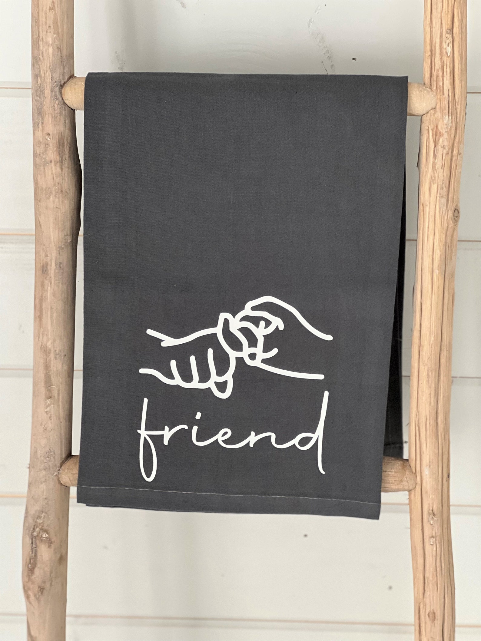 ASL Friend Tea Towel / Sign Language Gift for Friend / Sign - Etsy