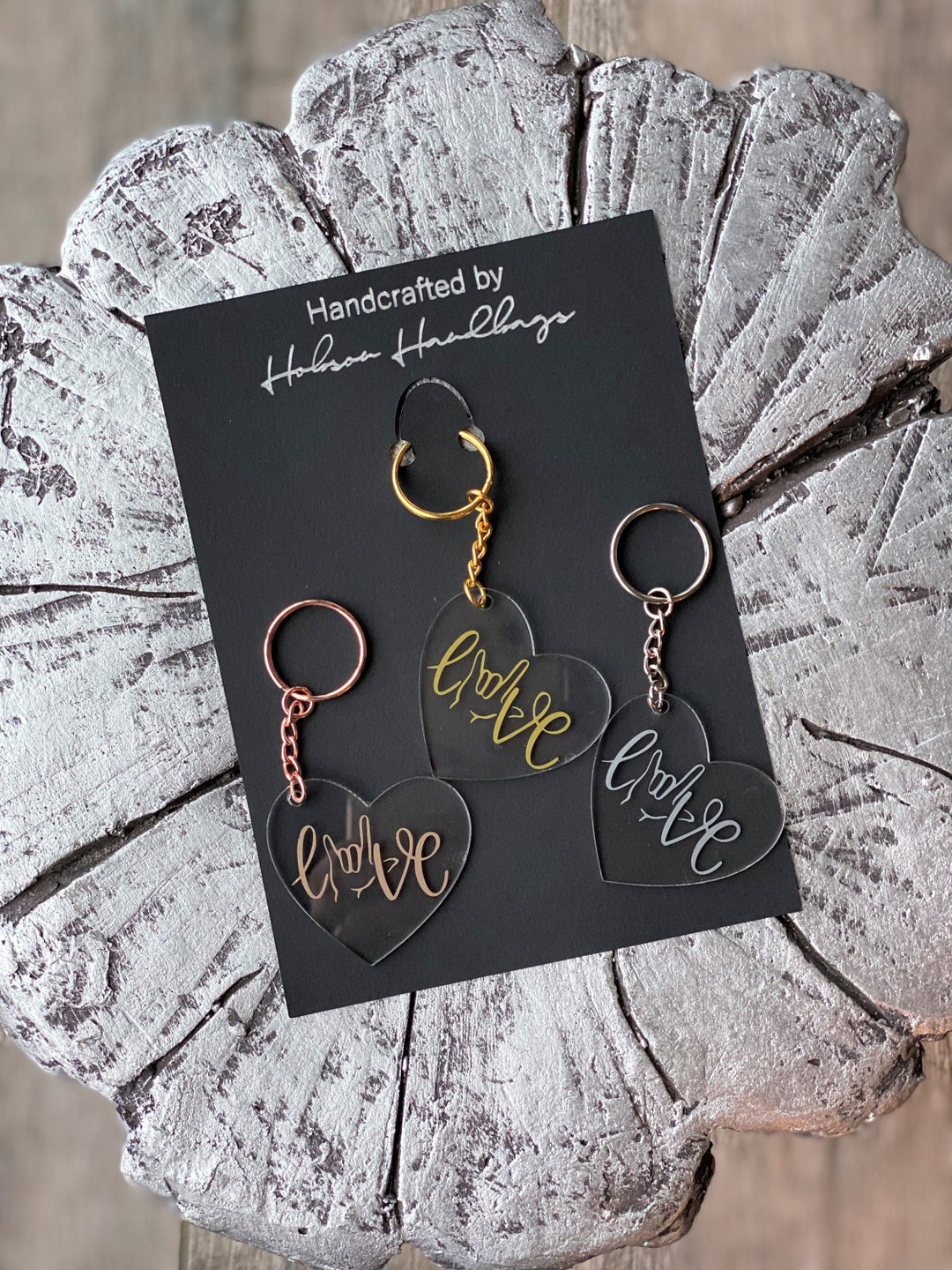 ASL Love Key Chain / American Sign Language Love Key Ring / ASL Love ...