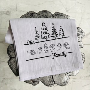 Personalized Sign Language Gift / Sign Language Christmas Gift / Sign ...