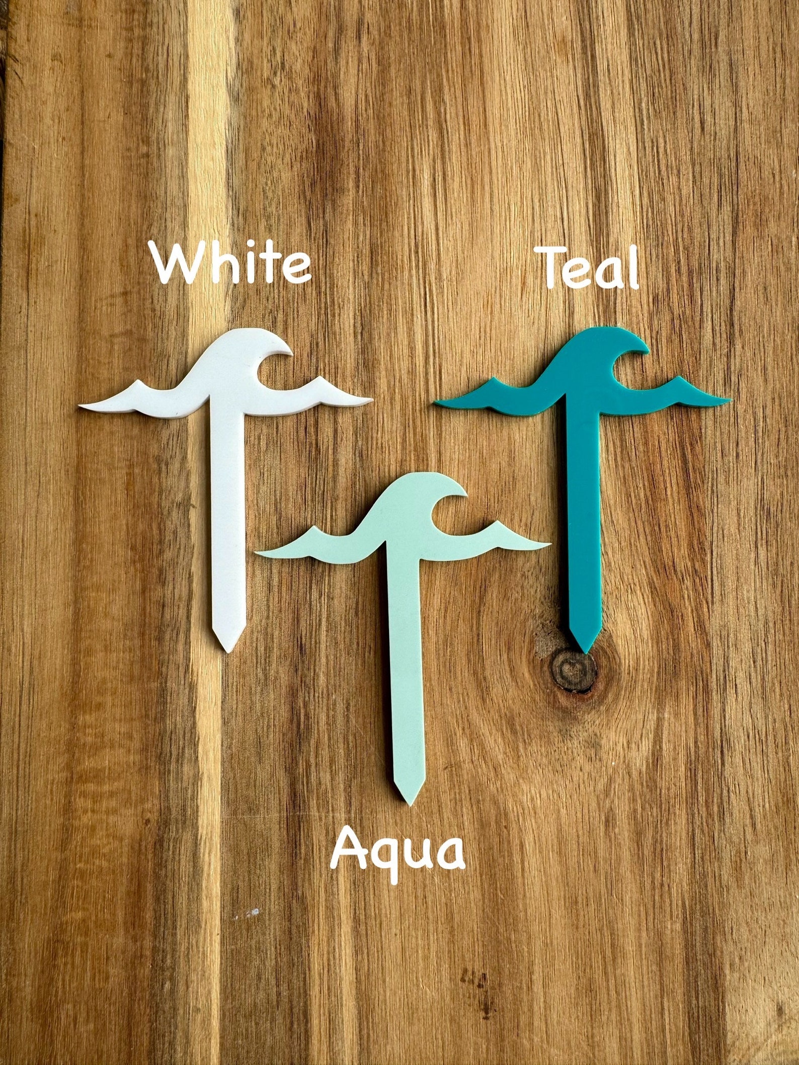 Ocean Wave Cake Topper Set / Beach Theme Party / Ocean Cake Topper ...