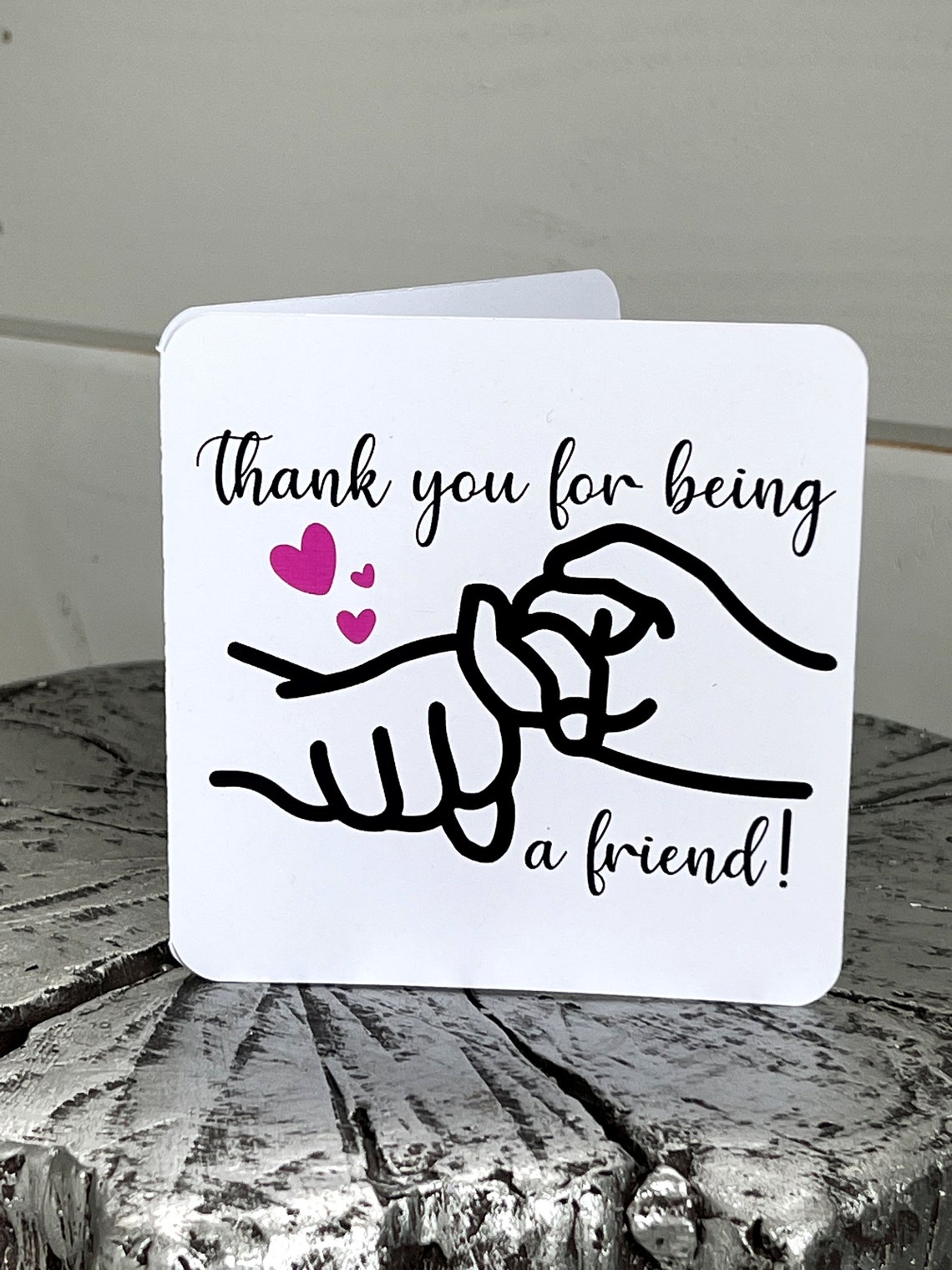 Sign Language Card for Friend / ASL Thank You for Being a Friend Card ...