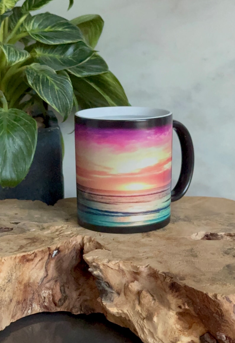 Color Changing Sunrise Mug / Sunset Beach Mug / Heat Sensitive Mug ...