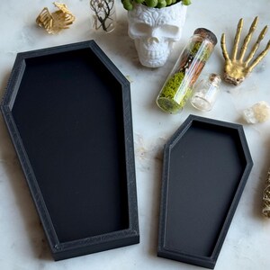 Coffin Tray / 3D Printed Halloween Trinket Tray / Vampire Decor ...