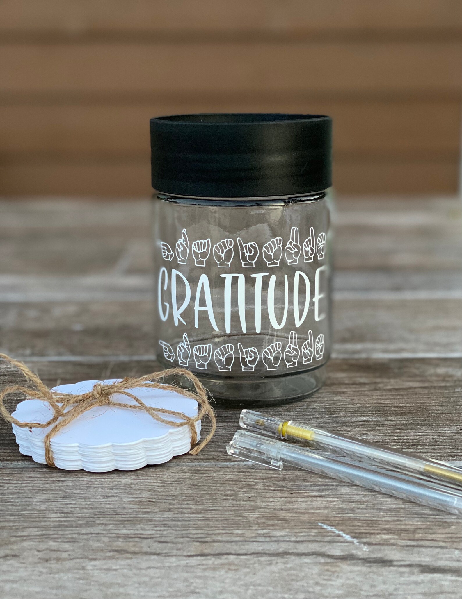 ASL Gratitude Jar / American Sign Language Gratitude Jar/ ASL - Etsy