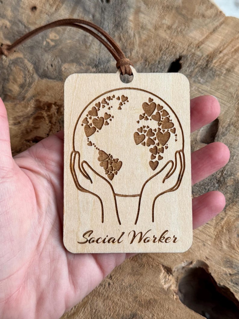 Social Worker Gift / Social Worker Ornament / LCSW / New MSW Graduation ...
