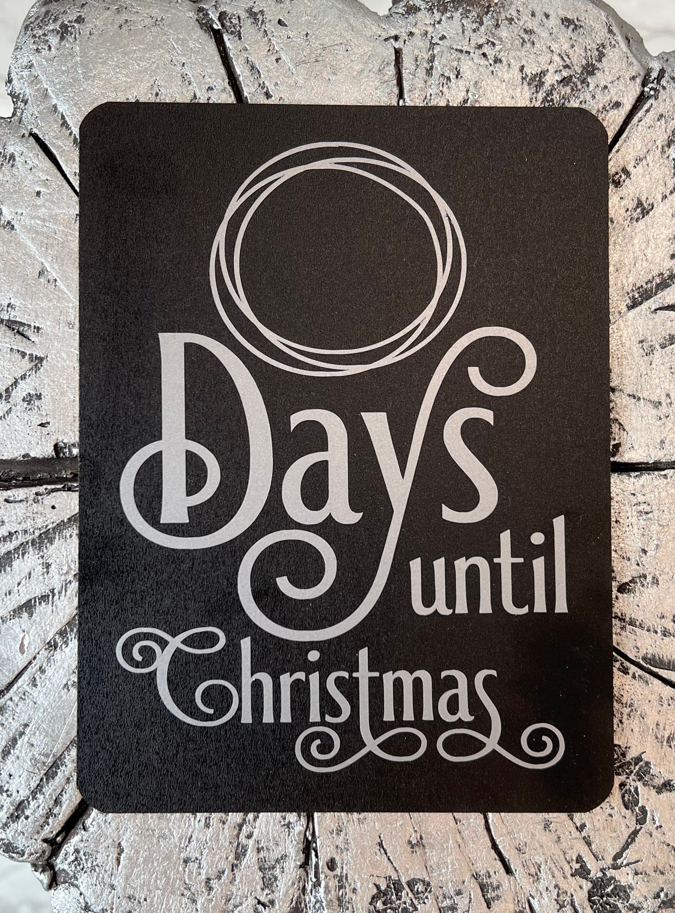 Christmas Countdown Chalkboard Sign / Christmas Décor / Table Top ...