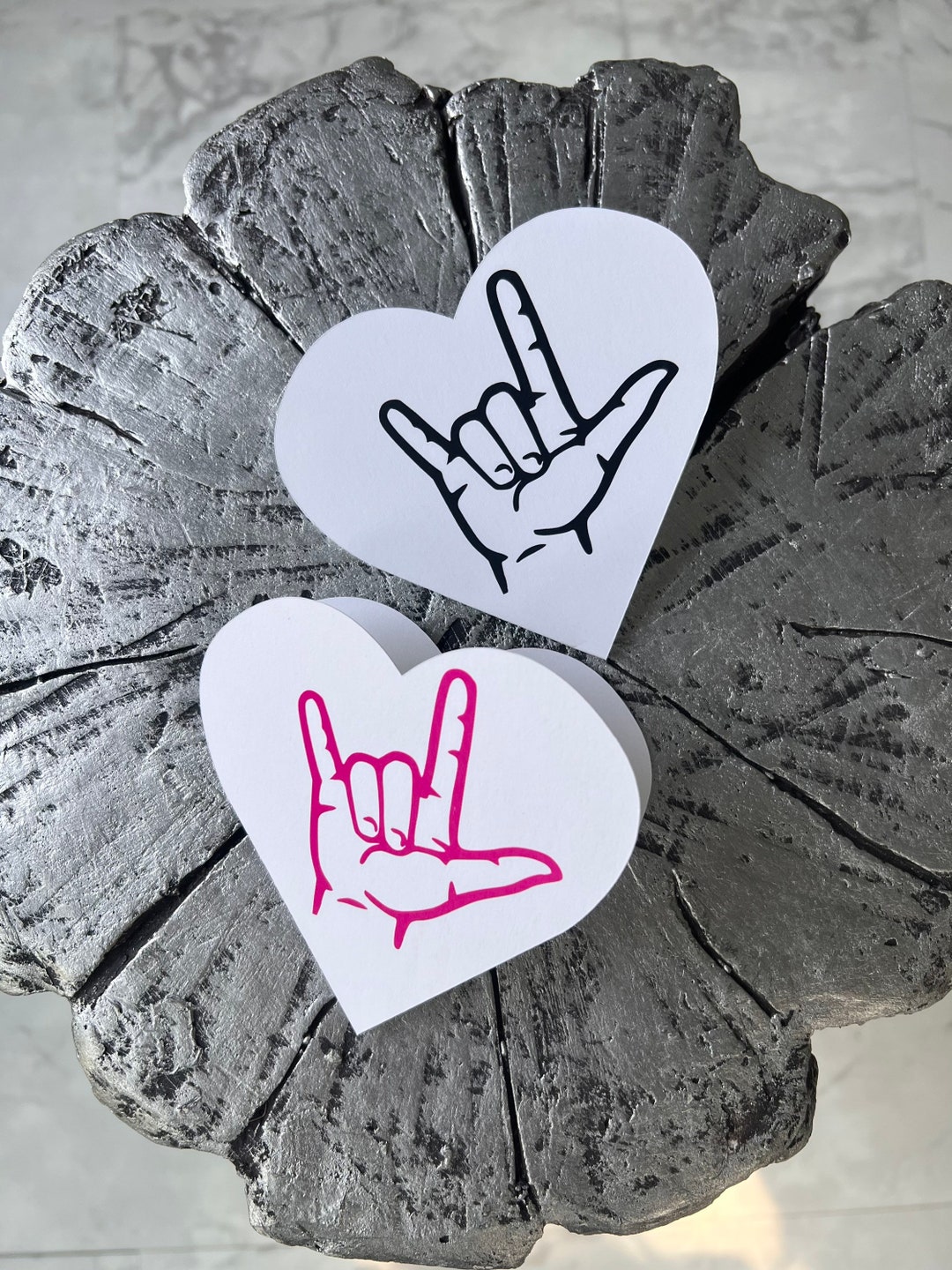 Sign Language I Love You / ASL I Love You Card / ASL Valentines Card ...