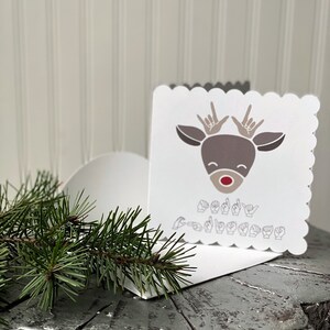 ASL Christmas Card / Sign Language Greeting Card / ASL Christmas Card ...