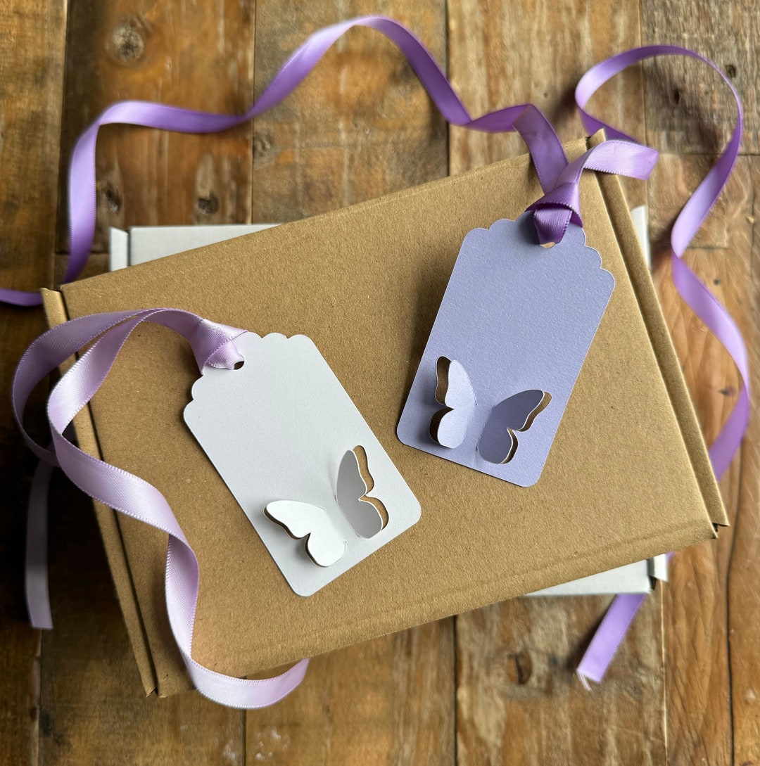 Butterfly Gift Tag / 3D Pop Out Gift Tag / Pastel Butterfly Hang Tag ...