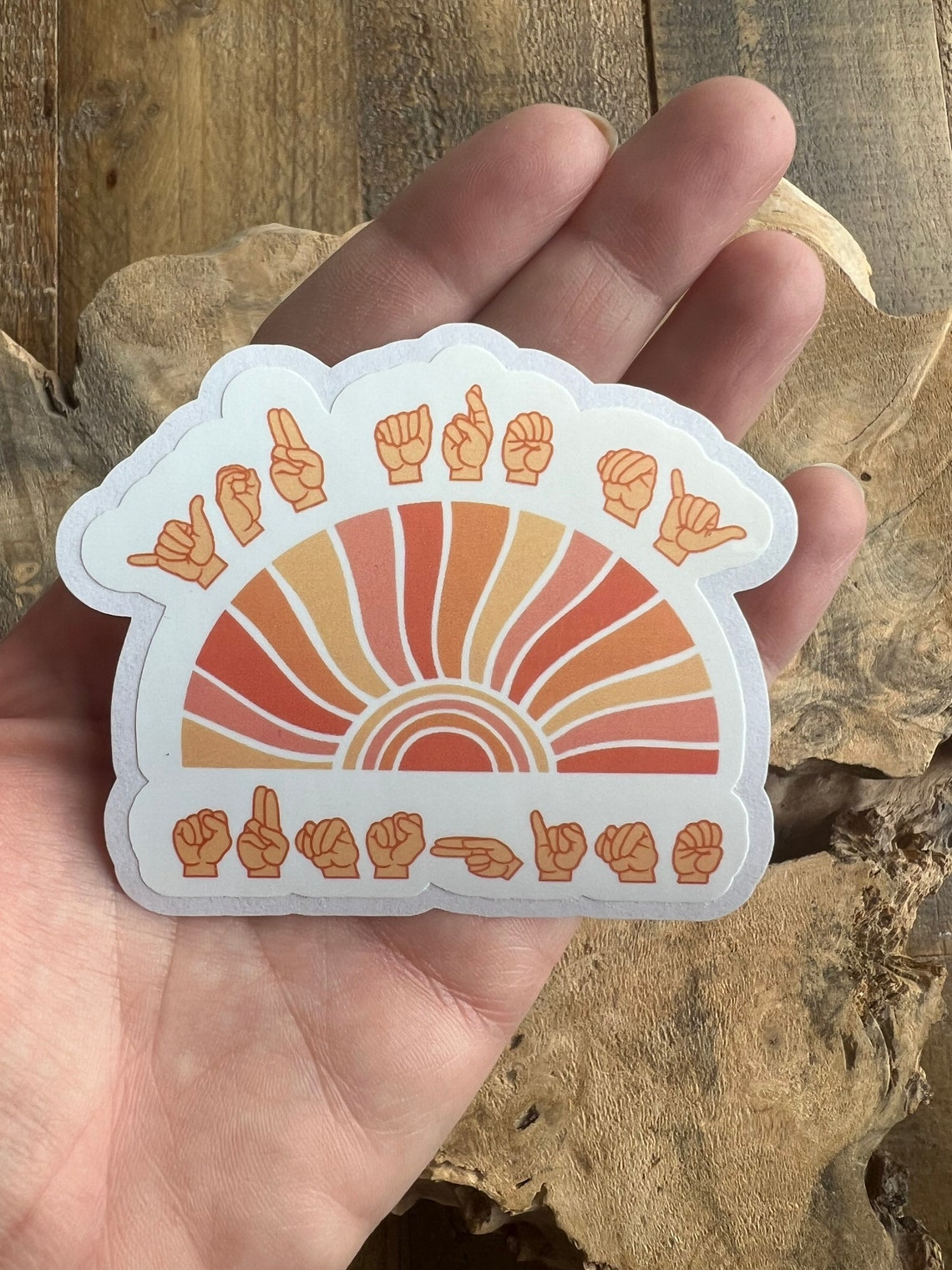 Sign Language Sticker / ASL Decal / You Are My Sunshine Stocker / ASL ...