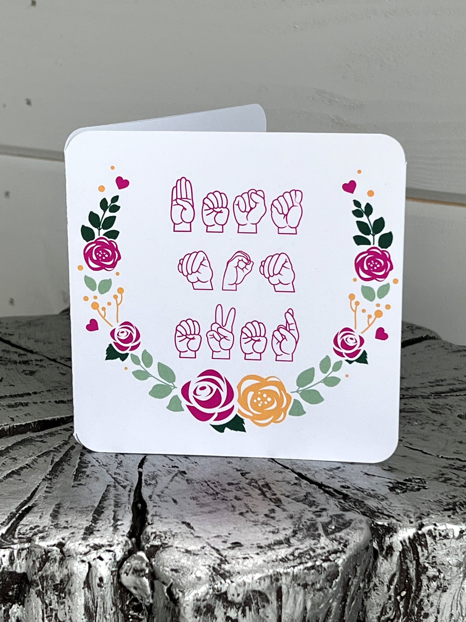 Sign Language Mother's Day Card / ASL Best Mom Ever Card / - Etsy