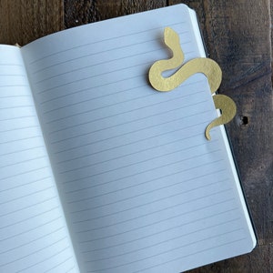 Serpentine Bookmarks / Snake Bookmark Set / Gothic Halloween Bookmark ...