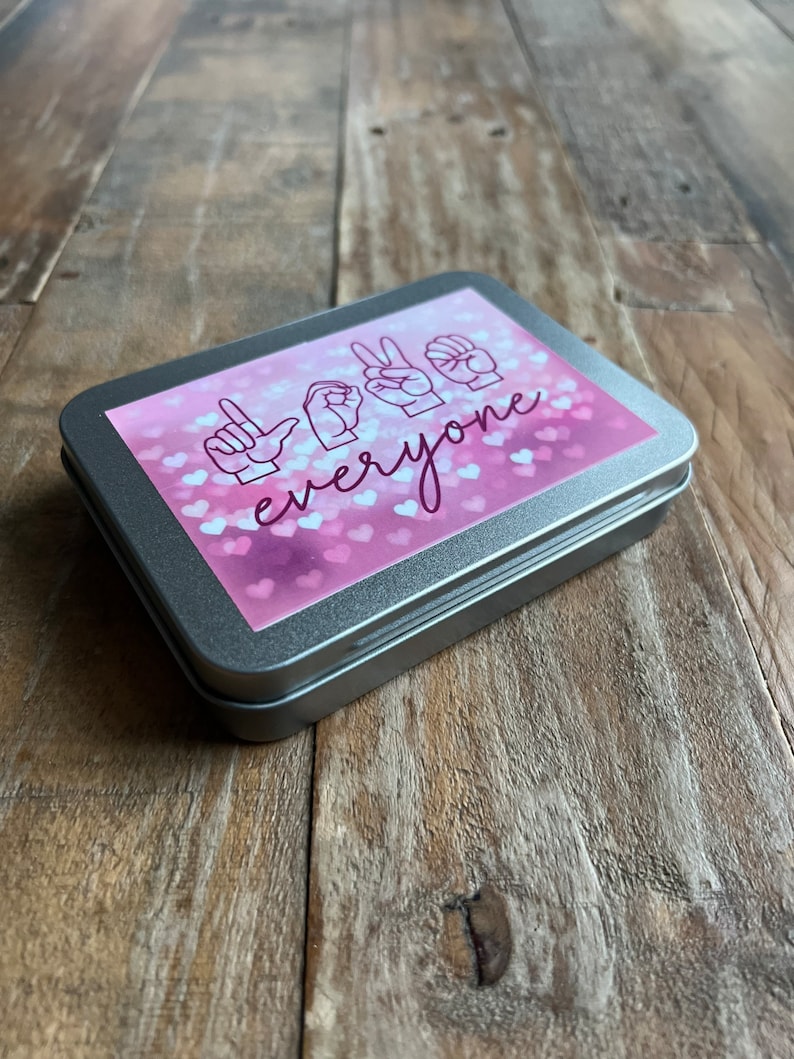 Sign Language Puzzle / ASL Valentines Day Gift / Sign Language - Etsy