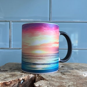 Color Changing Sunrise Mug / Sunset Beach Mug / Heat Sensitive Mug ...