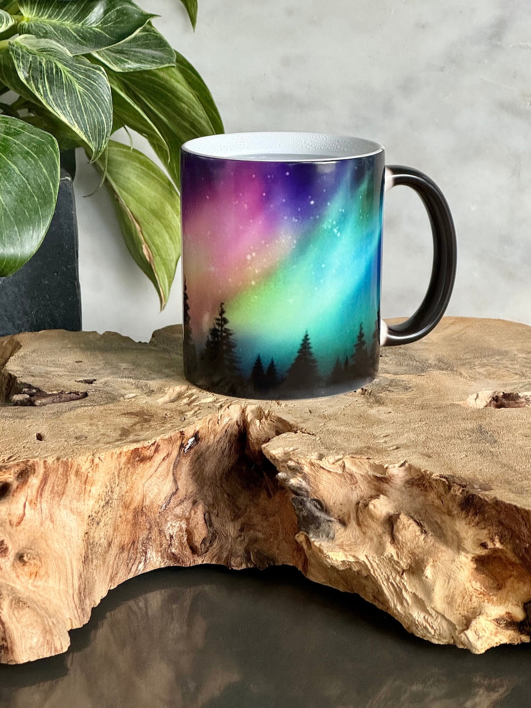 Color Changing Northern Lights Mug / Aurora Borealis Mug / Heat ...