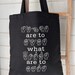 Sign Language Tote Bag / ASL Tote / Sign Language Gift / ASL Bag ...