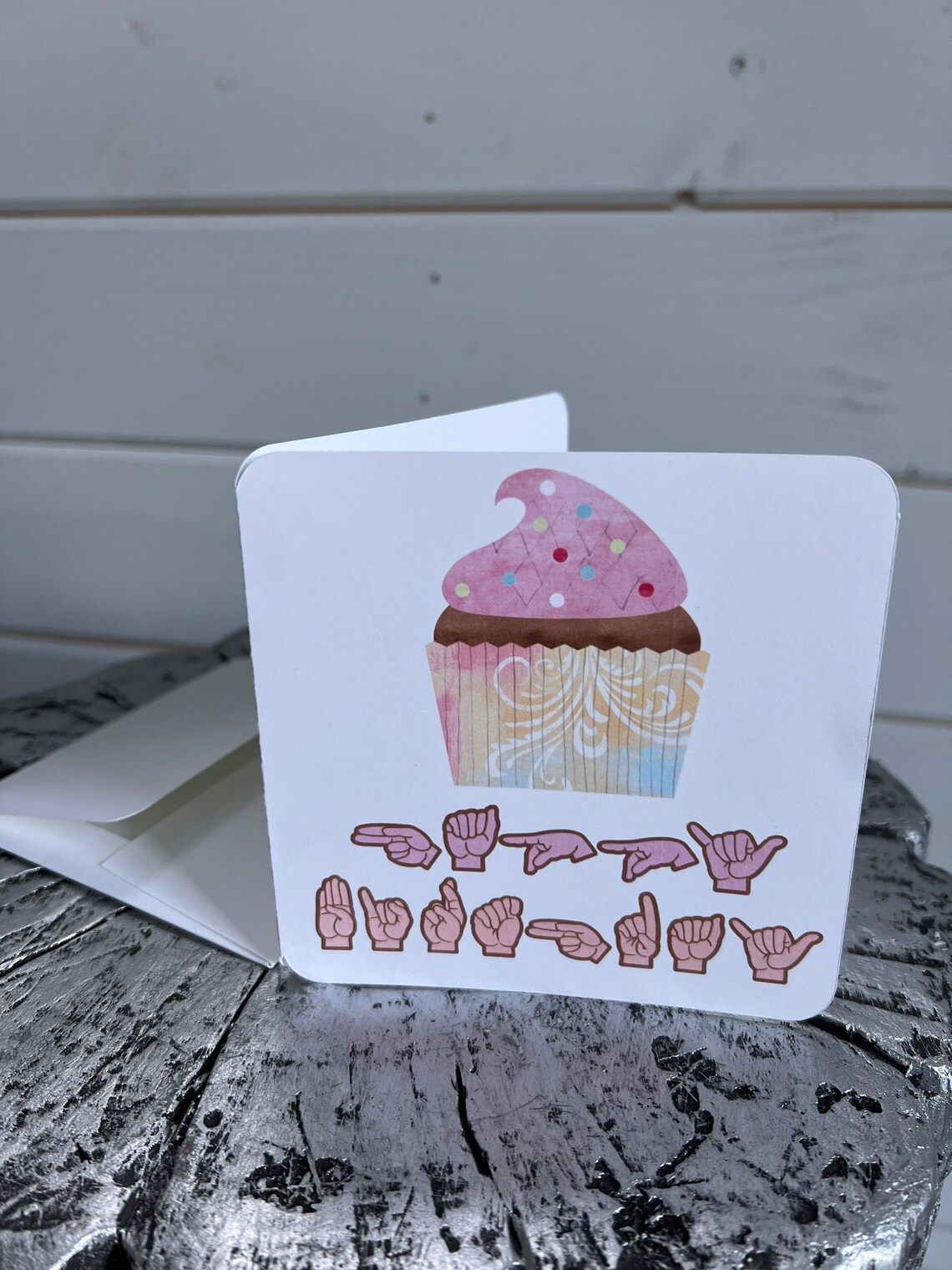 Sign Language Birthday Card / ASL Happy Birthday Card / Sign - Etsy