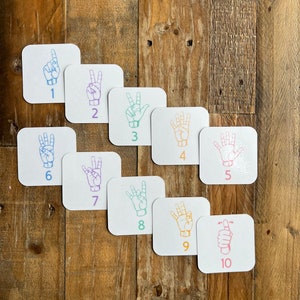 Sign Language Flash Cards / ASL Flash Cards / Sign Language Alphabet ...