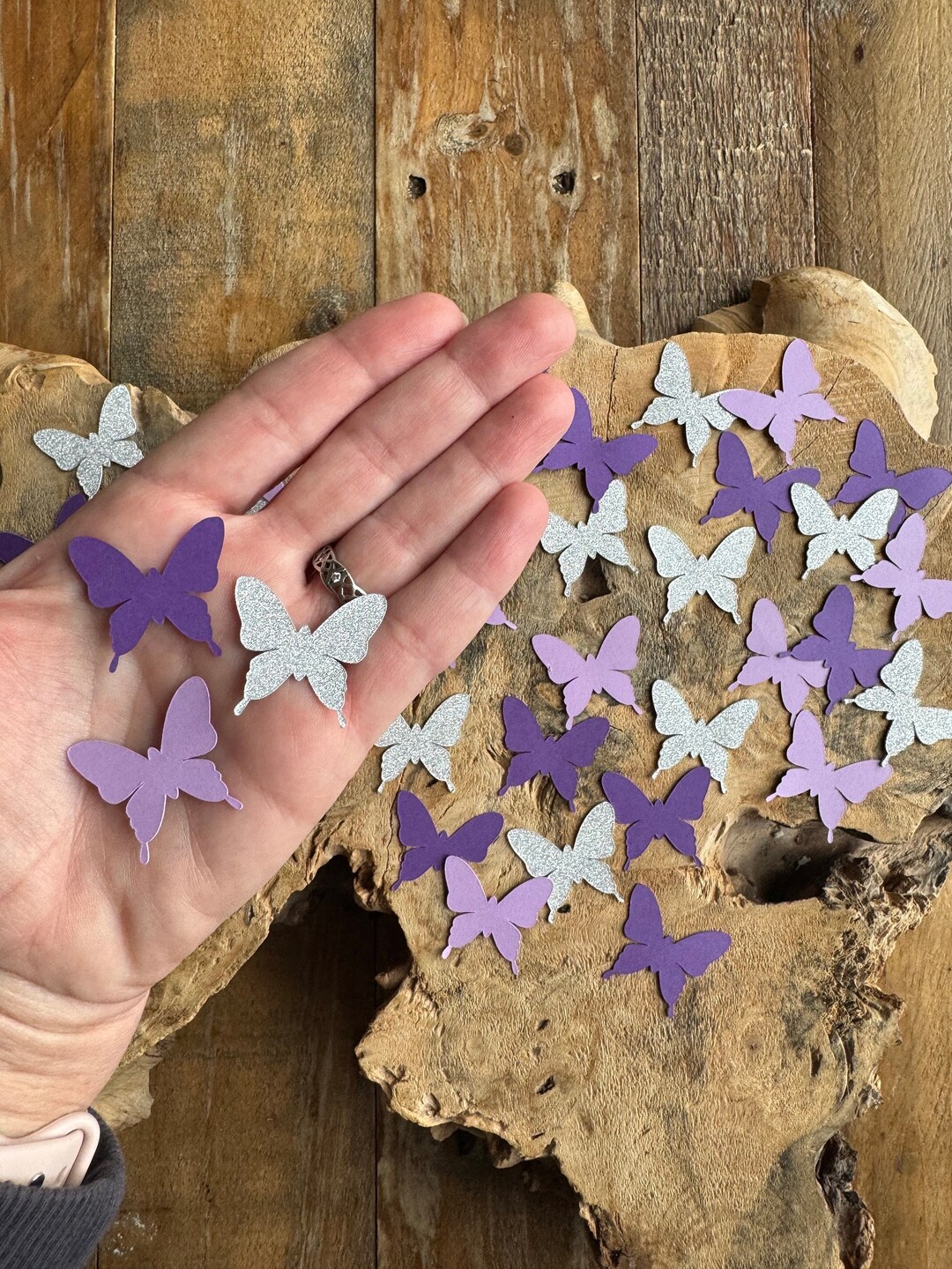 Purple Butterfly Confetti / Butterfly Party Decor / Butterfly Table ...