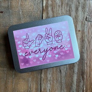 Sign Language Puzzle / ASL Valentines Day Gift / Sign Language Love ...