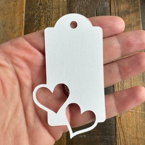Heart Shape Gift Tags / Valentine’s Day Gift Wrap Accessories / Heart ...