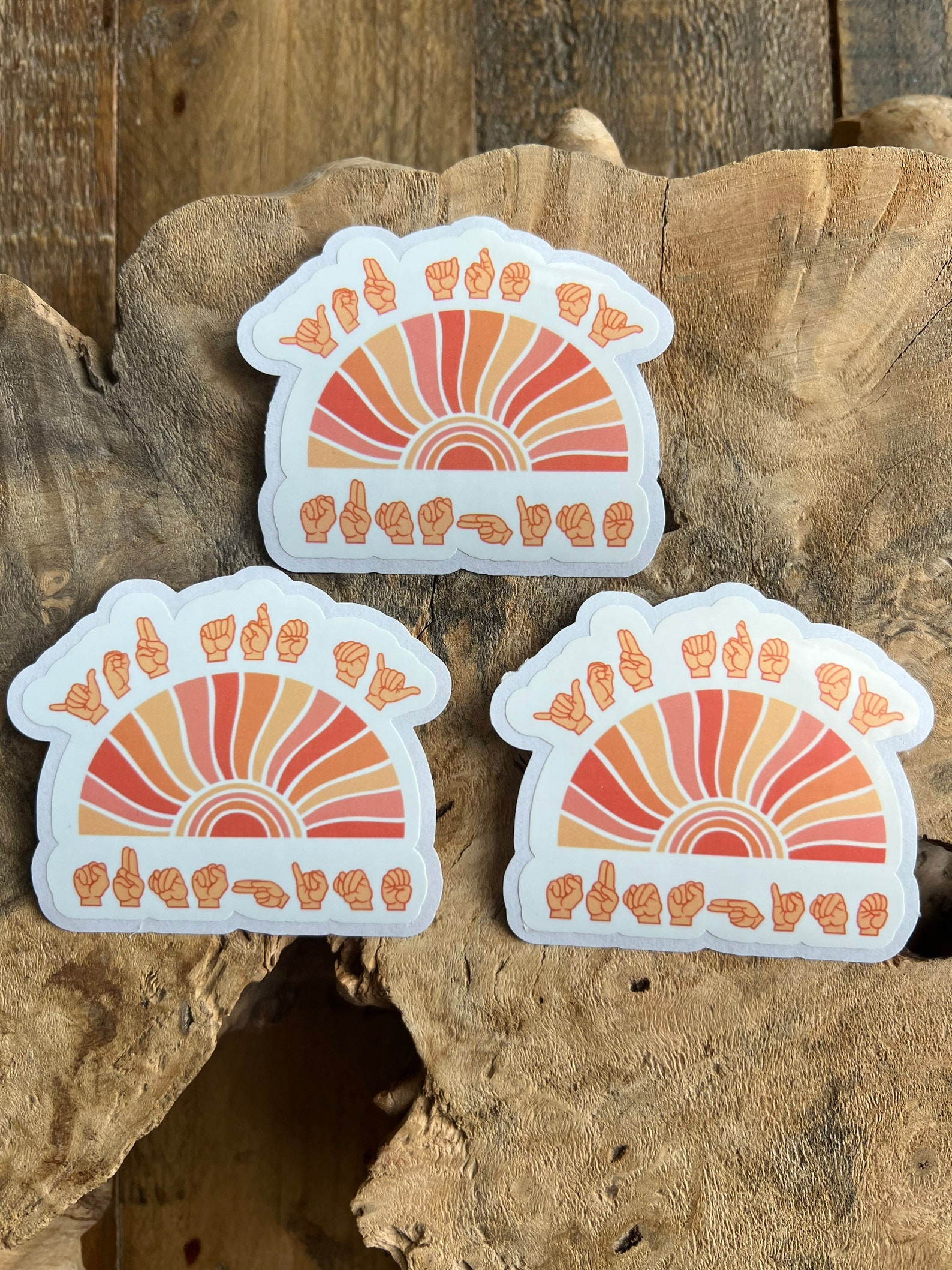 Sign Language Sticker / ASL Decal / You Are My Sunshine Stocker / ASL ...