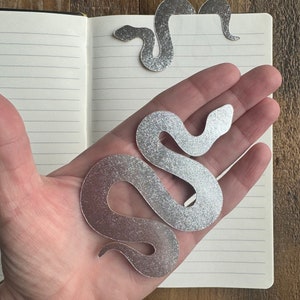 Serpentine Bookmarks / Snake Bookmark Set / Gothic Halloween Bookmark ...