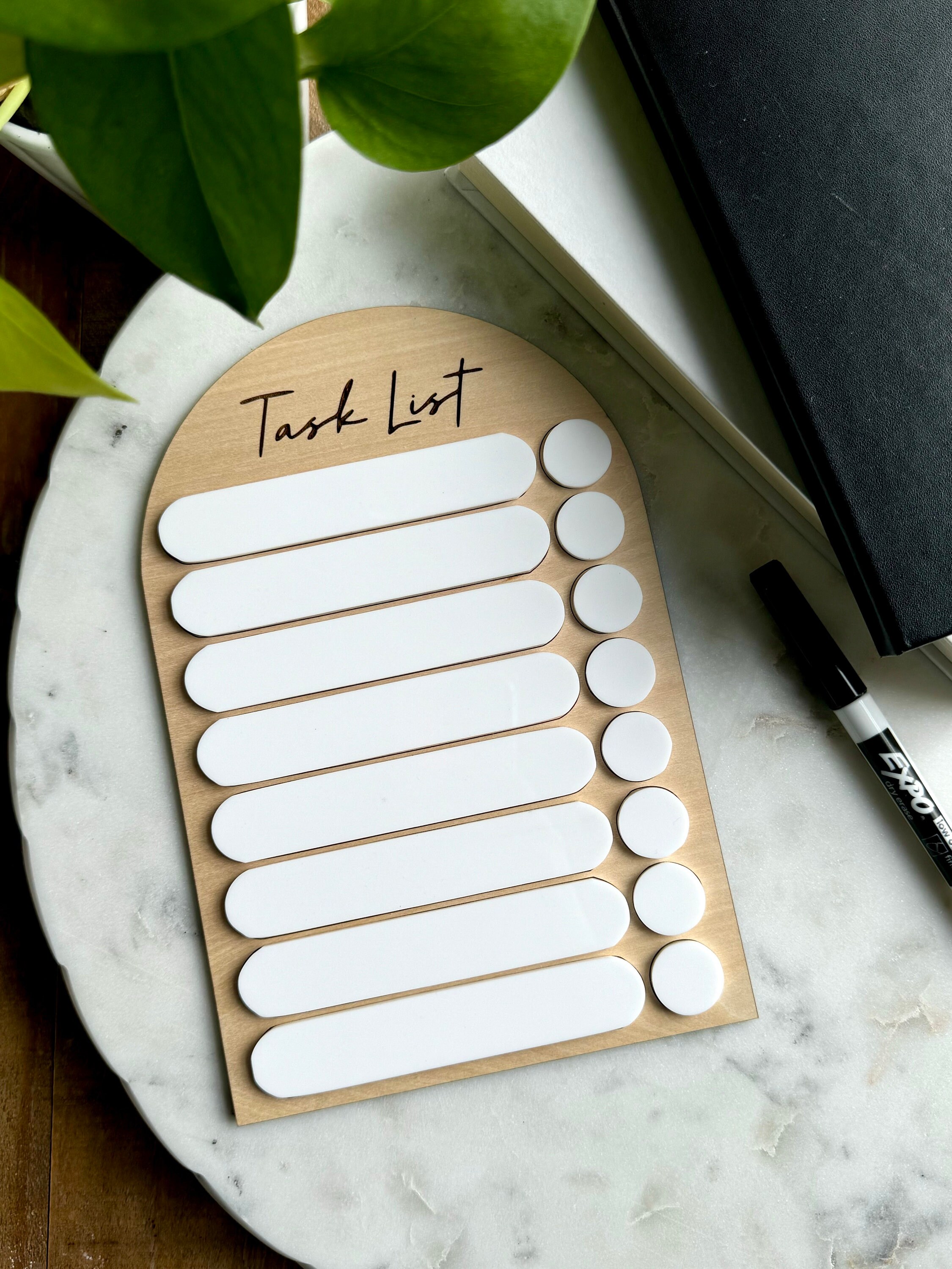 Task List Dry Erase Board / to Do List White Board / Time Organization ...