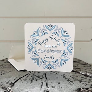Personalized ASL Christmas Card / Sign Language Happy Holidays Card ...