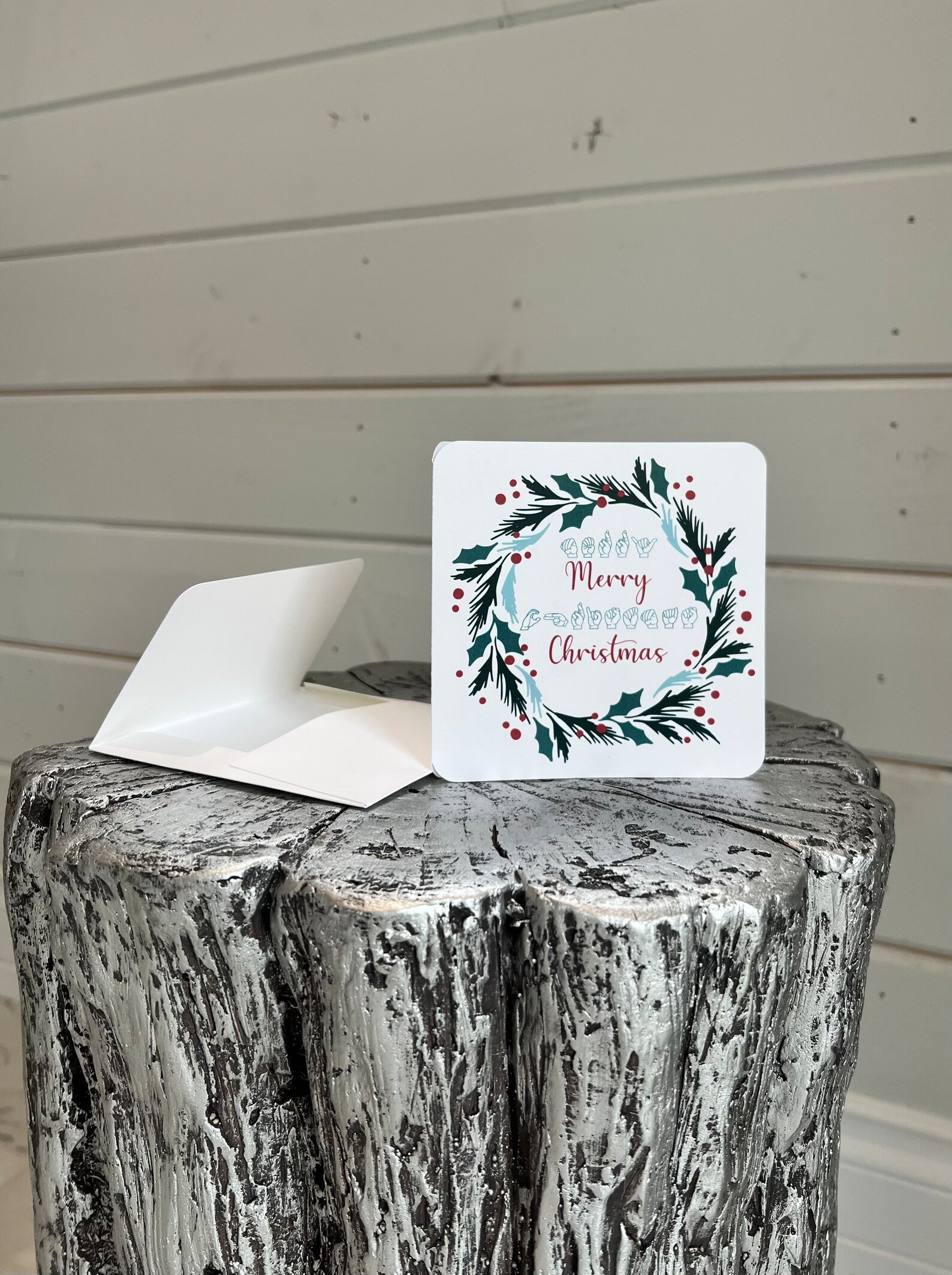 ASL Christmas Card / Sign Language Greeting Card / Sign Language ...