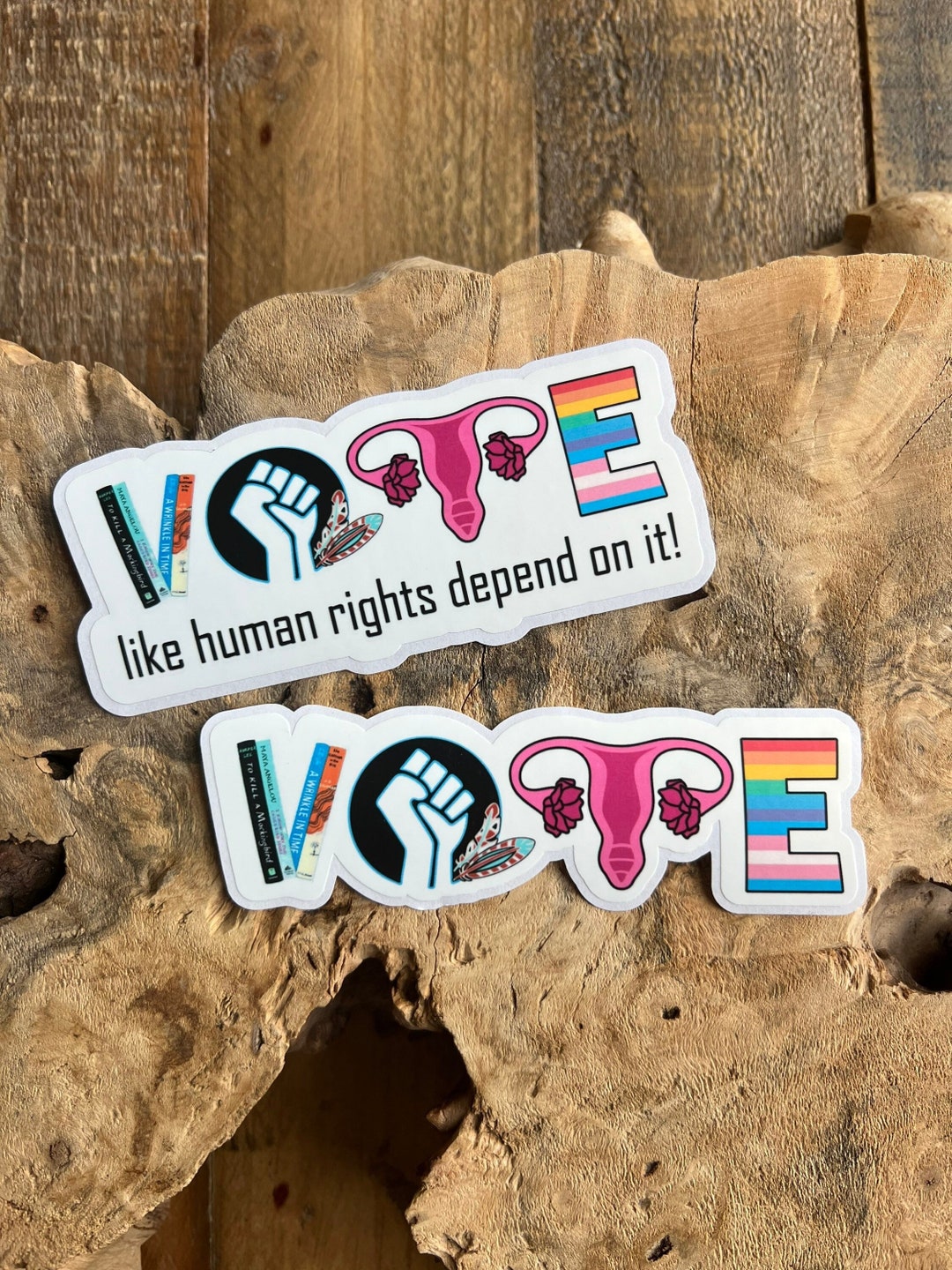 Vote Sticker / Feminist Sticker / Human Rights Decal / Womens Rights ...