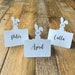 Easter Place Cards / Seating Cards for Easter Dinner / Rabbit Place ...