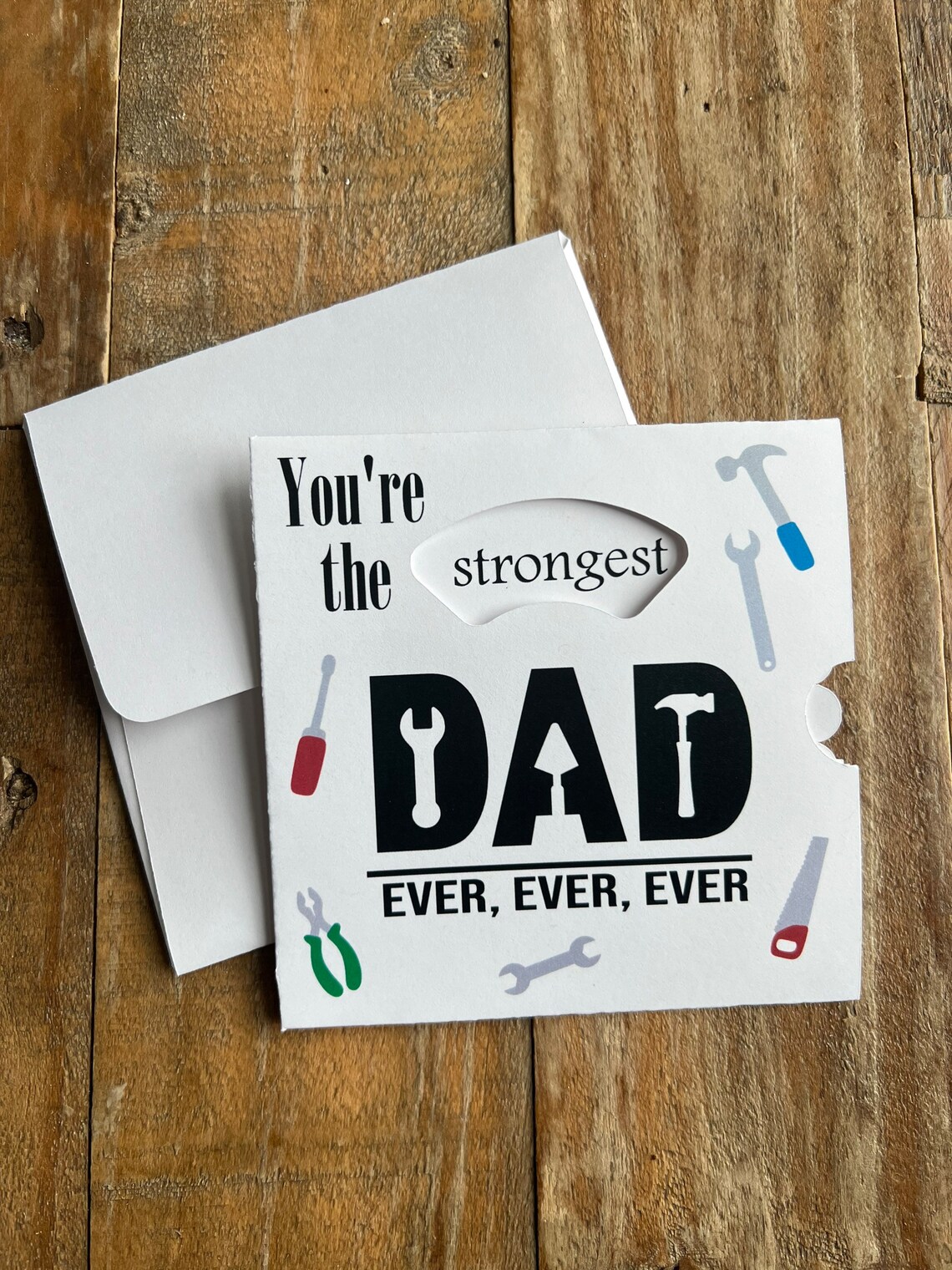 Interactive Fathers Day Card / Best Dad Ever Card / Card for - Etsy