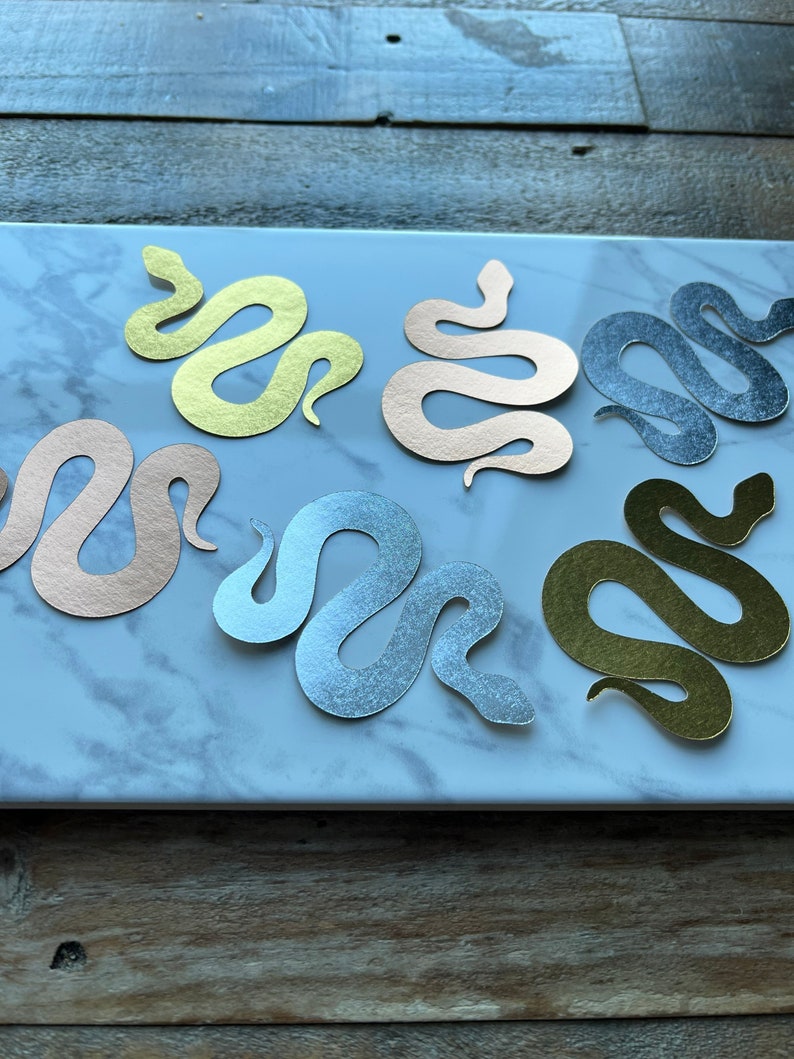 Serpentine Bookmarks / Snake Bookmark Set / Gothic Halloween - Etsy