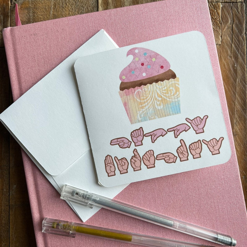 Sign Language Card - Etsy