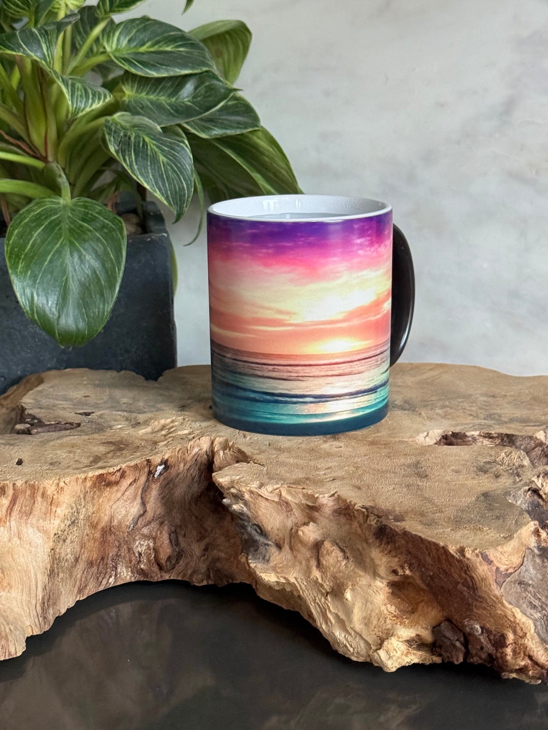 Color Changing Sunrise Mug / Sunset Beach Mug / Heat Sensitive Mug ...