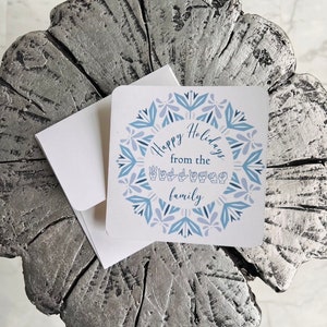 Personalized ASL Christmas Card / Sign Language Happy Holidays Card ...