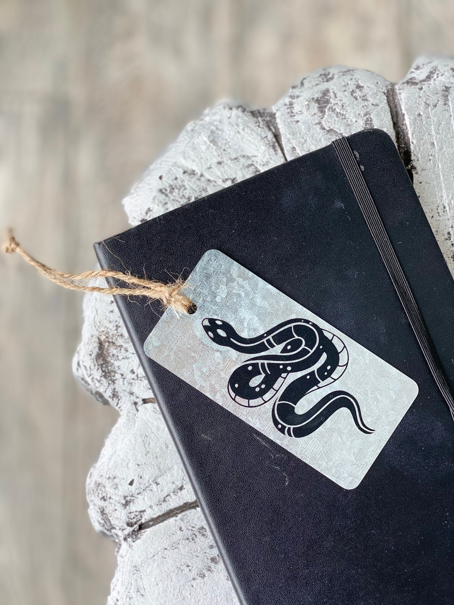 Galvanized Metal Snake Book / Serpent Bookmark / Halloween Bookmark ...