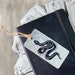 Galvanized Metal Snake Book / Serpent Bookmark / Halloween Bookmark ...