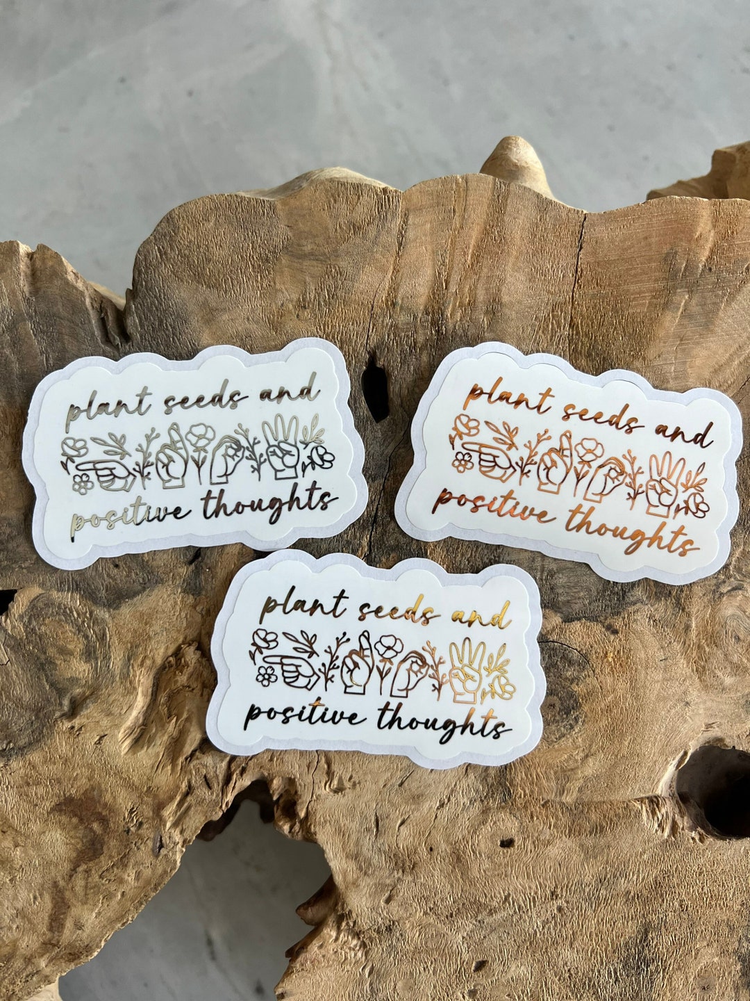 Sign Language Sticker / ASL Decal / Foiled Sticker / Inspirational ...