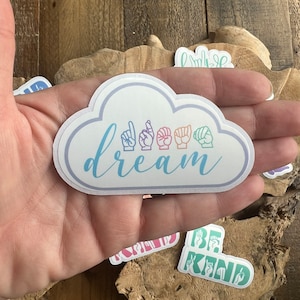 Sign Language Stickers / ASL Decals / ASL Sticker Pack / Inspirational ...