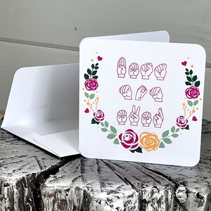 Sign Language Mother's Day Card / ASL Best Mom Ever Card / Sign ...
